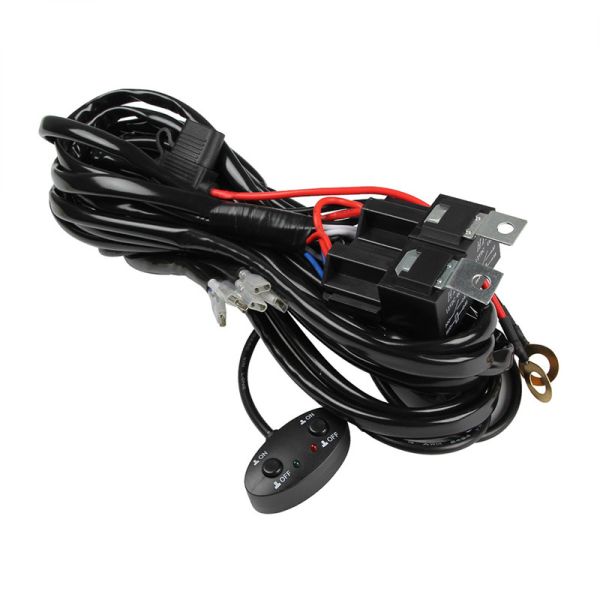Quality 3m LED Light Bar Automobile Wire Harness 12V 300W For Switch Relay Kit for sale