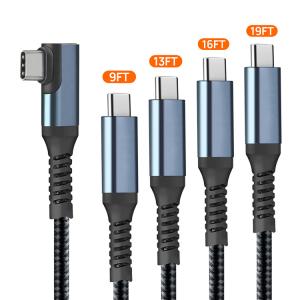 Quality VR Headset Oculus Quest 2 USB C To Type C Cable 10ft 16ft 5A 100W USB 3.2 for sale