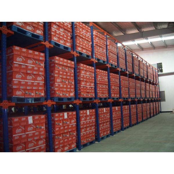 Quality Specialized Customized FIFO Pallet Flow Rack System With 1-3 Ton Capacity for sale