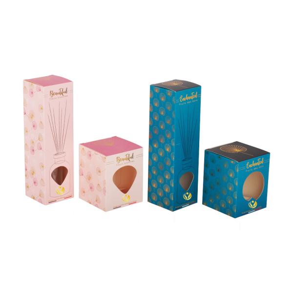 Quality Foil Stamping Perfume Packing Box 350g Coated Paper Material Multipurpose for sale