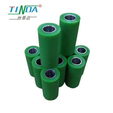 Quality Customization Rubber Roller Wheel Smooth Surface Rubber Guide Wheels for sale