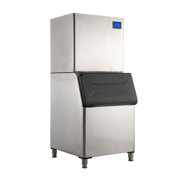 Quality 300-500kg/24h Automatic Ice Cube Maker for Cooling Drinks in Stainless Steel for sale