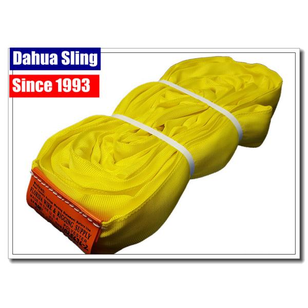 Quality Woven Structure Endless Round Slings For Barges Multi Layer Low Elongation for sale