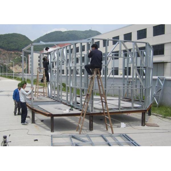 Quality Heat Insulation Prefab Home Beach Bungalows , Customized Light Steel Bungalow for sale
