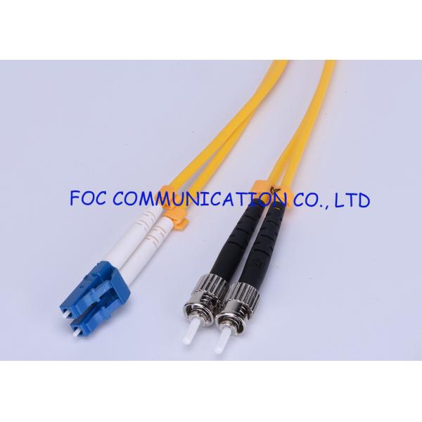 Quality Flame Resistant SM Fiber Optic Patch Cord G.652D LC-ST Simplex and Duplex for sale