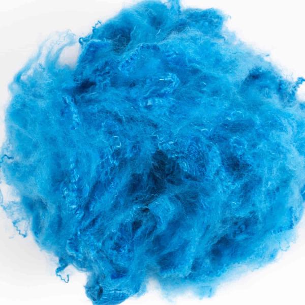 Quality Virgin Polyester Staple Fiber Nonwoven Carpet 3Dx64mm Recycled for sale