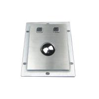 Quality 38mm Rugged Industrial Trackball Mouse Abrasion Resistant Optical Metal for sale