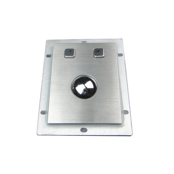 Quality 38mm Rugged Industrial Trackball Mouse Abrasion Resistant Optical Metal for sale