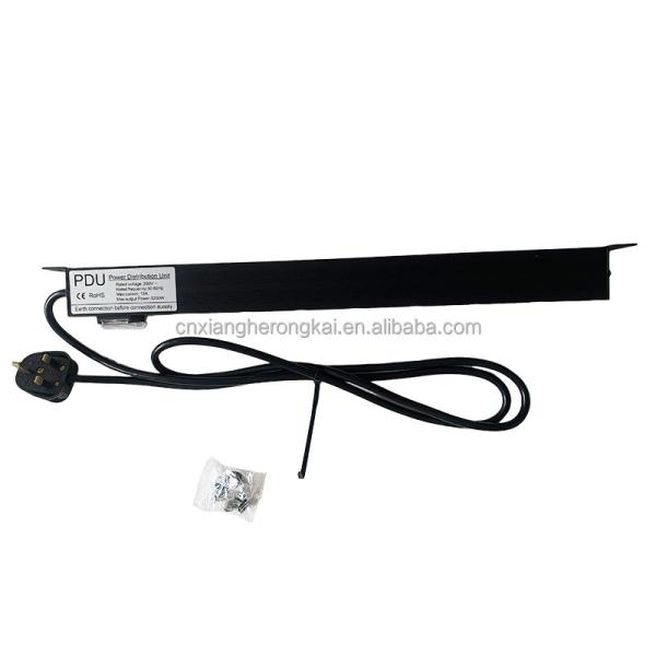 Quality Customized Support English Standard 19inch Rack Mount Power Strip for Network for sale