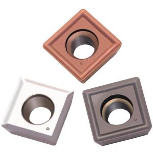 Quality Steel Black Square Turning Inserts External SPMG090408 CVD Coating for sale