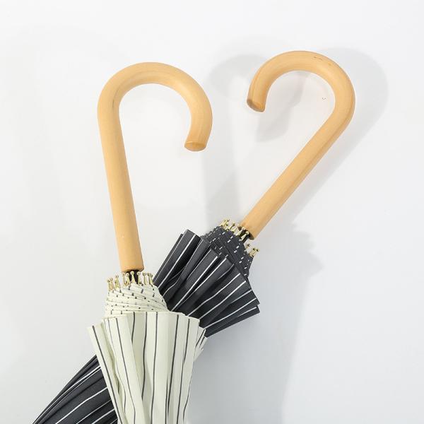 Quality 23inch*8k Adults Wooden Hook Umbrella with Simple Minimanist Design and for sale
