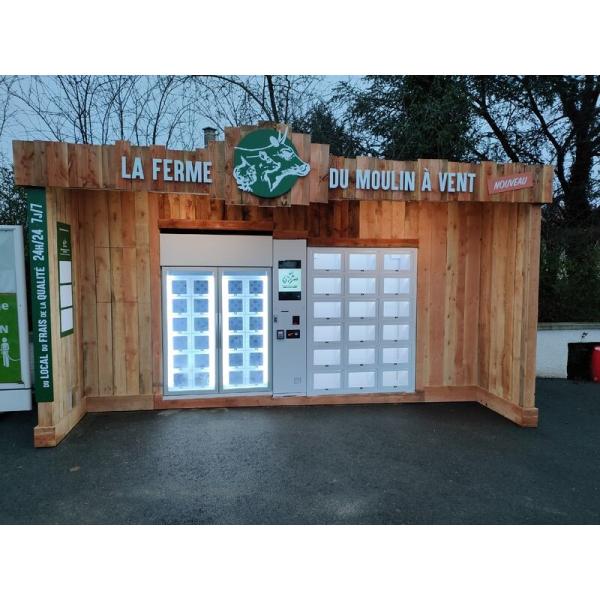 Quality Adjustable Refrigeration System Locker Vending Machine For Max.40 Merchandise for sale