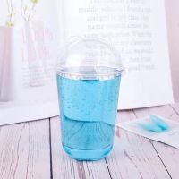 Quality Bubble Tea PET Yogurt Milktea Cups U Shaped Plastic Cup for Coffee Shops for sale