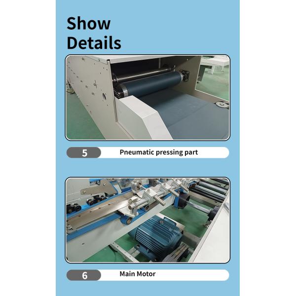 Quality CQT 800 Cardboard/Corrugated Straight Line Box Automatic Carton Box Folder Gluer for sale
