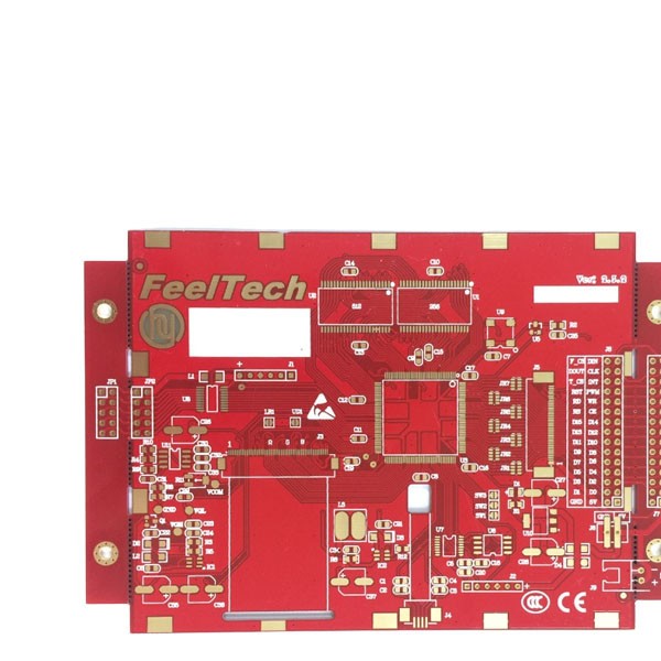Quality Customized HDI Printed Circuit Board Assembly Automotive Electronics Red Pcb for sale