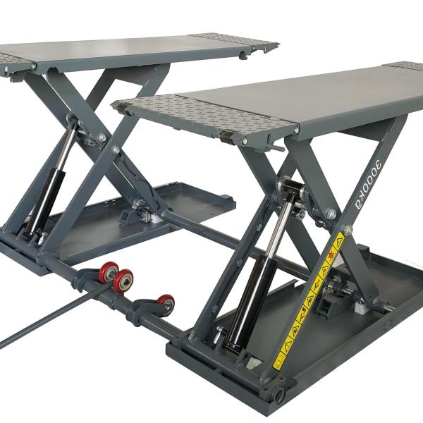 Quality Portable Mid Rise 6600lbs Auto Jack Lifting Hydraulic Scissor Car Lift for Car Repairing for sale
