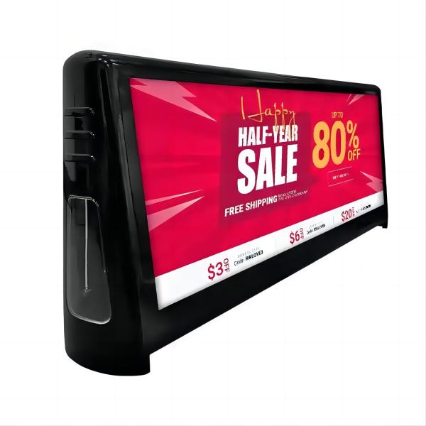 Quality Creative Taxi Roof LED Display Screen For Advertising Media Billboard for sale
