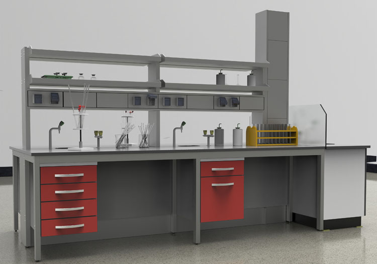 2020 High Quality Chemical Epoxy Resin Top Laboratory Countertops Lab Table, Pharmaceutical Factory Steel Lab Bench/