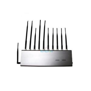 Quality 11 Antennas 22W High Power RF Signal Jammer with 25m Jamming Range for School and Conference Room for sale