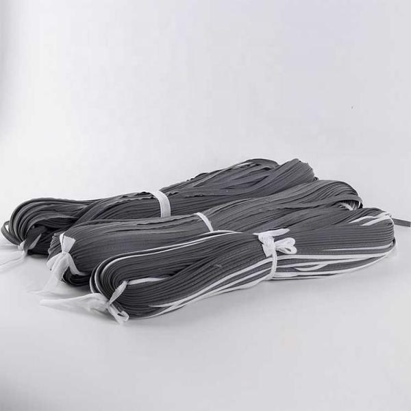 Quality High Light Reflective Silver Rainbow Color Reflective Yarn 2mm / 3mm for sale