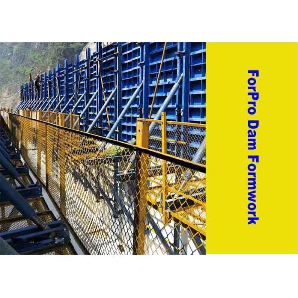 Quality High Load Bearing Climbing Formwork System For Dam And Bridge Abutment Construction for sale