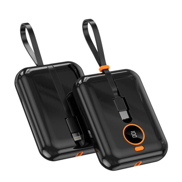 Quality Type C Output Interface Portable 10000mAh Power Bank for Outdoor Charging and for sale