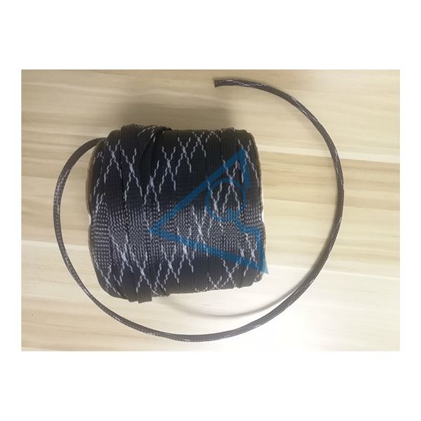 Quality UL94V-2 Black And Gray Elastic wire sleeve Halogen Free Environmentally Friendly Polyester (PET) for sale