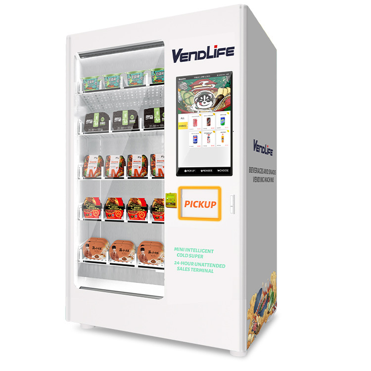 Quality Cup Cake Elevator Vending Machine ODM Available Toughened Glazed MDB System for sale