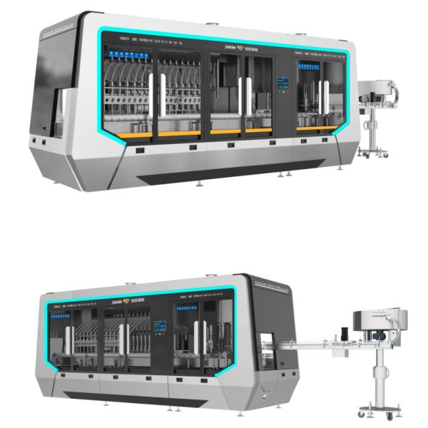 Quality 9000BPH Piston Liquid Filling Machine Farm Pesticide Filling Line Machine 3.38oz 100ml for sale