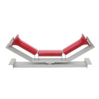 Quality Red Troughing Conveyor Idler Set - Heavy-Duty Mining Conveyor Roller for sale