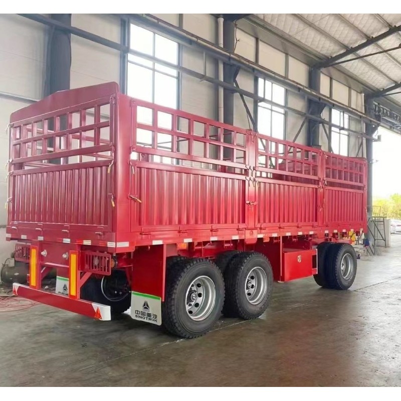 High-Capacity Cargo Timber Transport Trailer with Durable Draw Bar Design