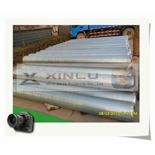 Quality 30 - 3000 Micron Filter Wedge Wire Screen Pipe V Wire Galvanized Carbon Steel for sale