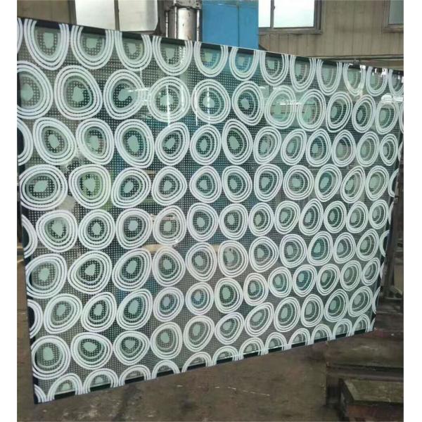 Quality Fired Enamelled Glass Panels Stunning Interior Window Glass Customized for sale