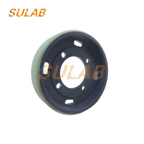 Quality Hitachi Escalator Spare Parts Handrail Drive Wheel 141mm Diameter for sale