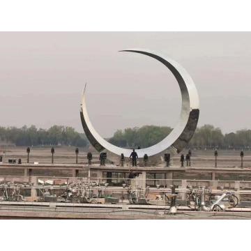Quality Outdoor Abstract 316L Stainless Steel Art Sculptures for sale