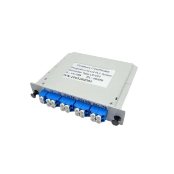 Quality LGX PLC Splitter 1x2/1x4/1x8 LC UPC SM 0.9mm PLC Fiber Optic Splitter with PP for sale