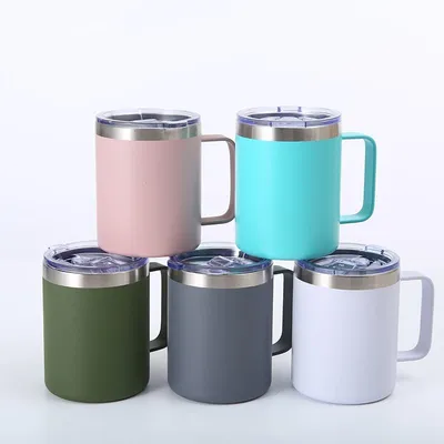 Quality Sleek Design Custom Logo 304 Stainless Steel Insulated Metal Drinking Cups for sale
