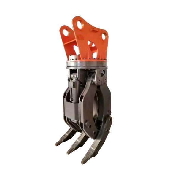 Quality Q355MN Mechanical Log Grapple mini Excavator Wood Grapple for sale