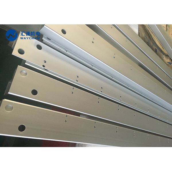 Quality 0.005mm Precision Aluminum Machined Parts CNC Rail For Textile Machinery for sale