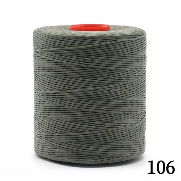 Quality Kangfa 0.8mm 1mm Polyester Handmade Braid Waxed Thread High Tenacity for Leather for sale