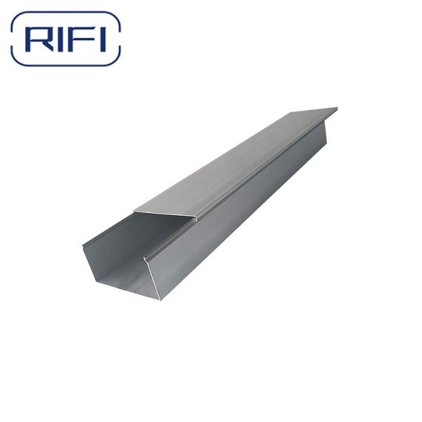 Quality OEM Solid Trough Electrical Cable Rack With Plate Cover Solid Cable Tray for sale