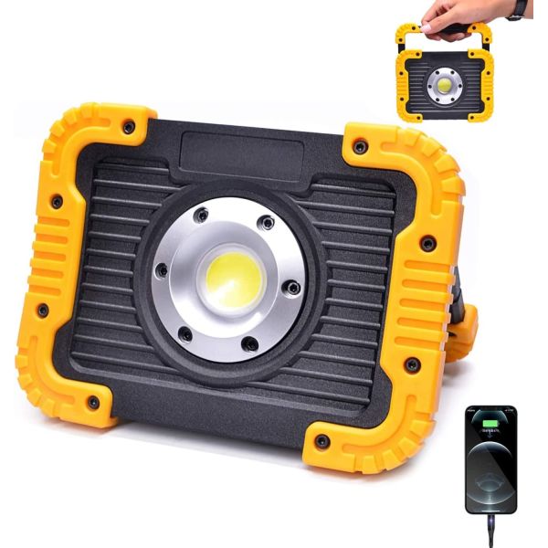 Quality Rechargeable 1500 Lumens Waterproof IP44 Portable LED Work Light for Indoor and for sale