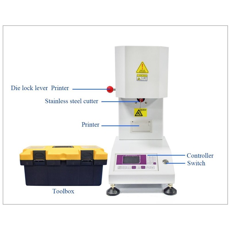 New Design Factory Supply Plastic Melt Flow Index Tester Extrusion Plastometers
