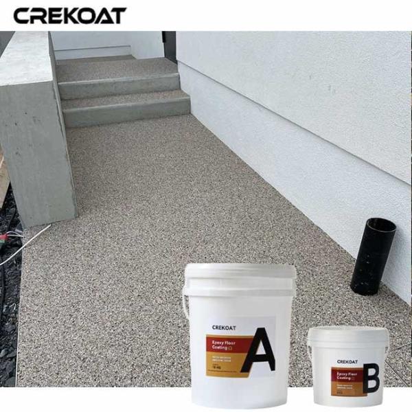 Quality Seamless Smooth Surface Pebble Stone Epoxy Providing A Safe Slip-Resistant for sale
