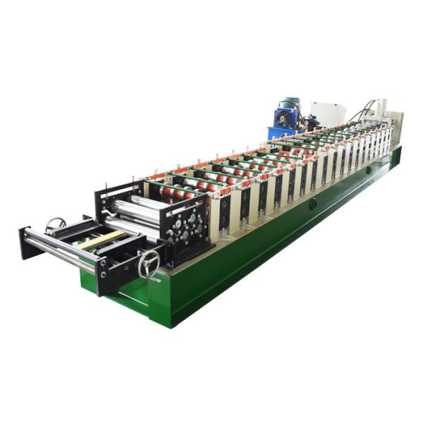 Quality Waterproof Gutter Roll Forming Machine / Gutter Making Machine With Punch Hole for sale