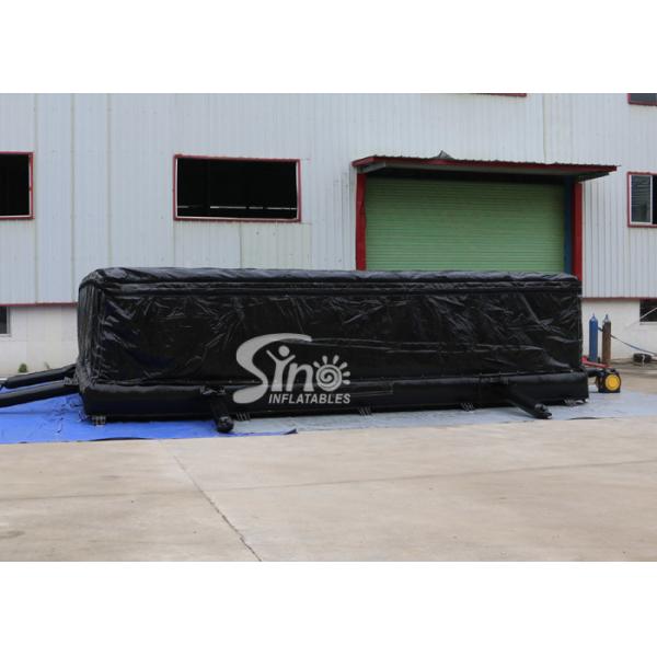Quality 8x6m indoor stunt jump foam pit airbag with sealed cover for GYM safety landing for sale