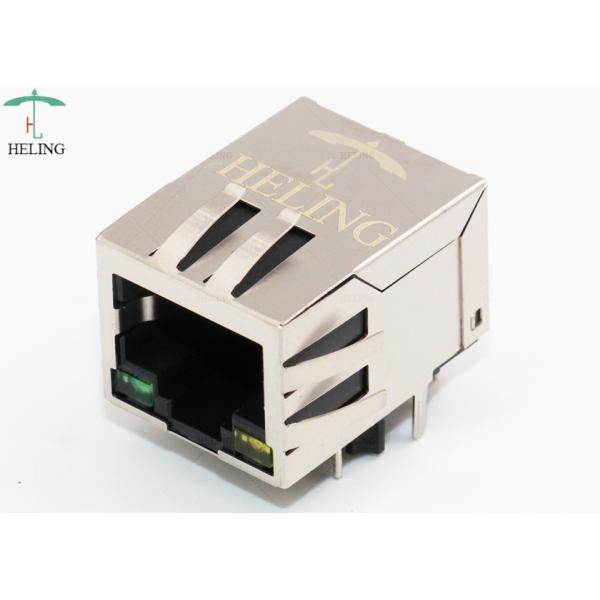 Quality 1000Mb RJ45 Ethernet Adapter Gigabit Standard Latch Down With EMI GRN / YEL LED for sale