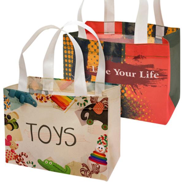 Quality ODM 40x32x12cm 25kg 80gsm Laminated Woven Polypropylene Bags for sale