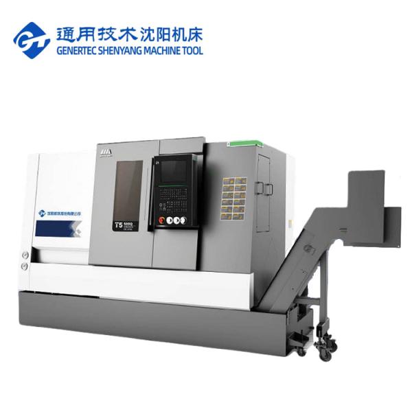 Quality CNC Lathe Milling Machine Combo T5.2-500Q Swing Diameter 560mm Fanuc Slant Bed for sale