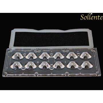 Quality Peanut Array Led Lens 12 In 1 For Led Tunnel Lighting Modules for sale